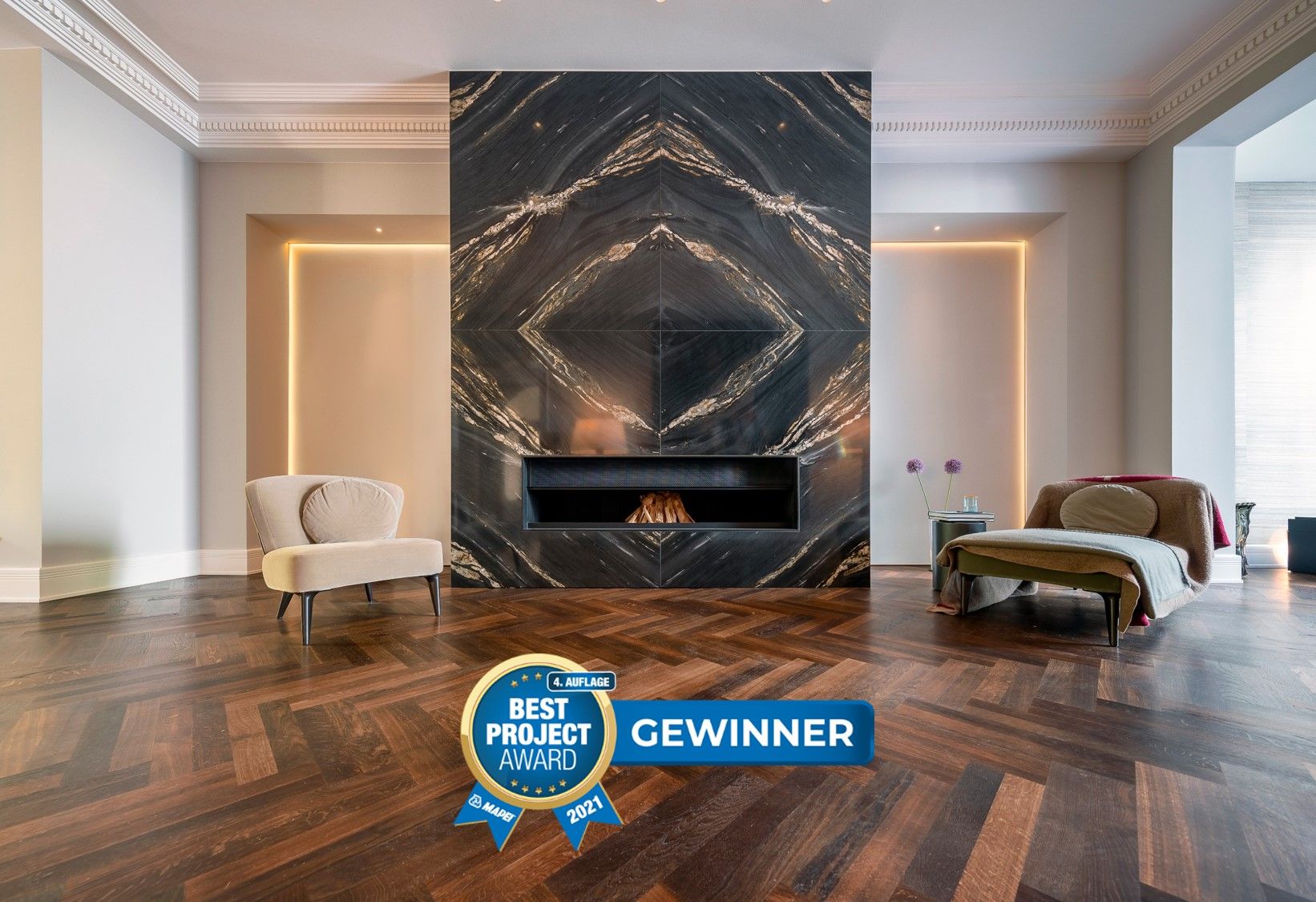 Gewinner Mapei Best Project Award 2021: Kamin im open-book-Verfahren ...